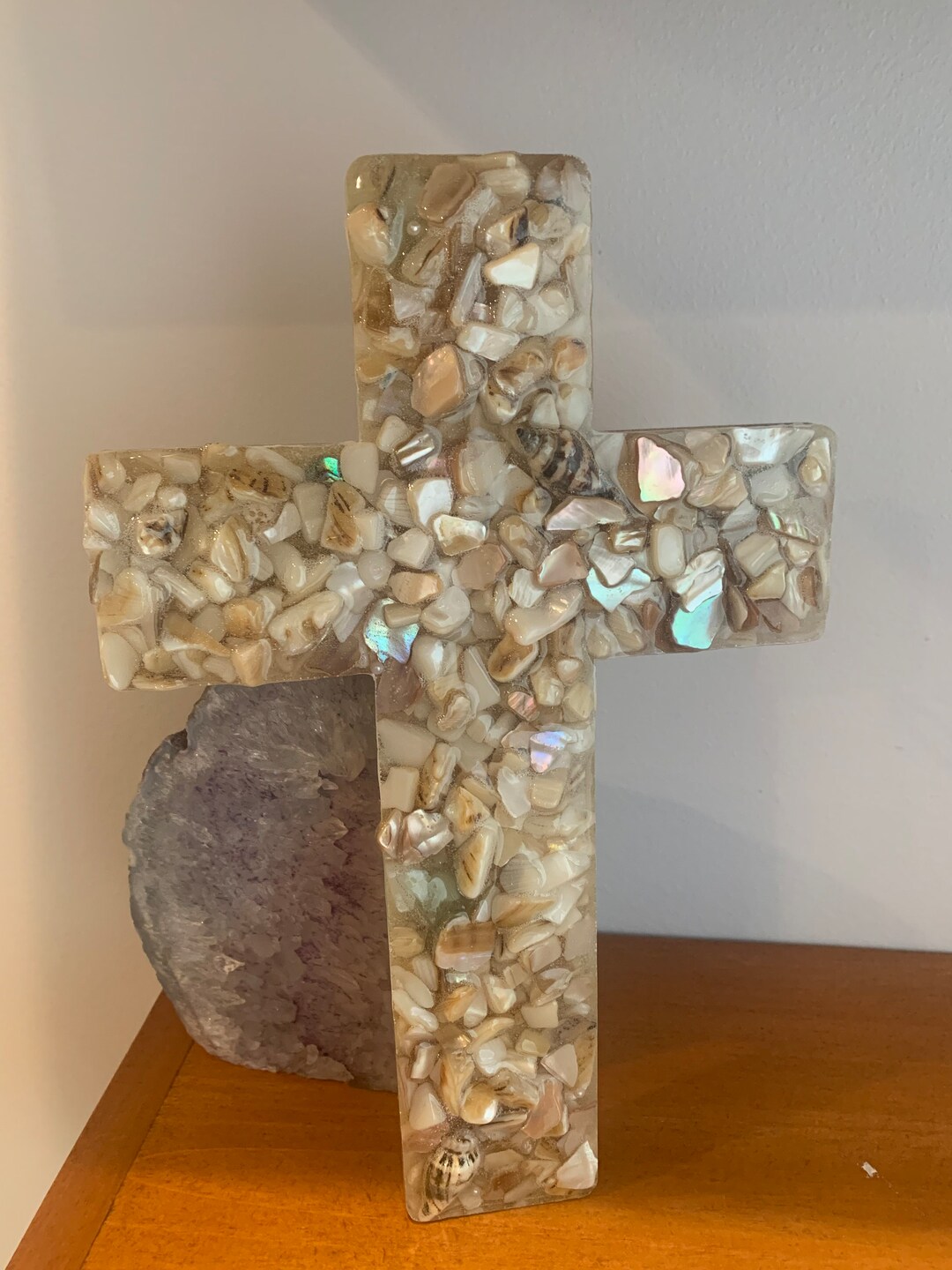 Cross / Shell Cross / Christian Decor / Beach Decor / Wall Art / Shells ...