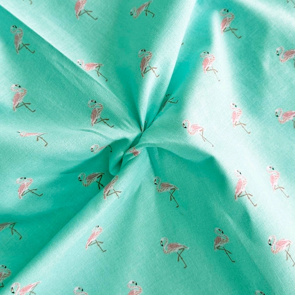 Flamingo Fabric - Etsy