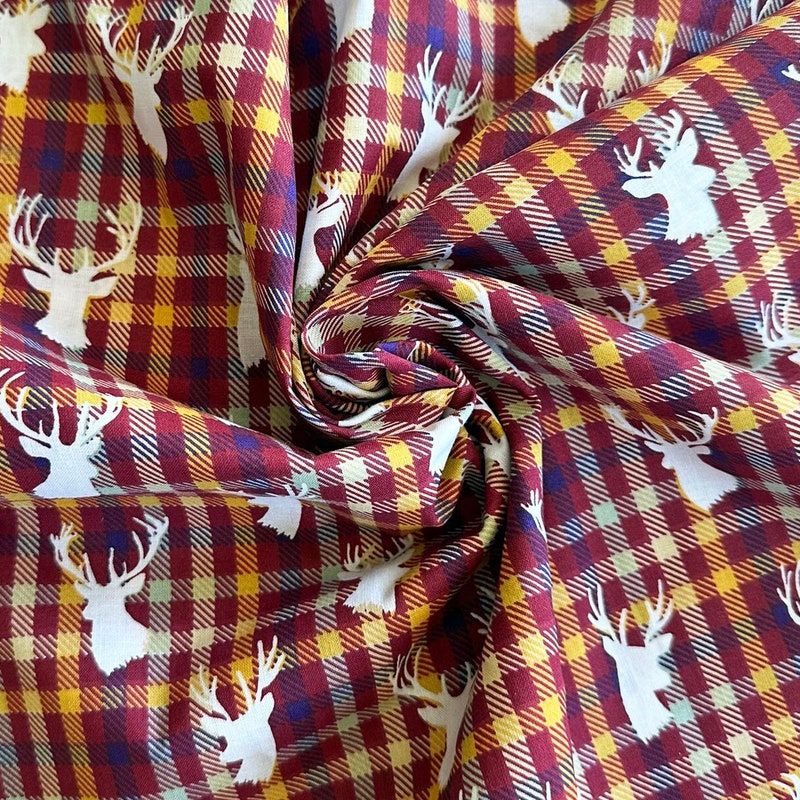 Stag Fabric - Etsy