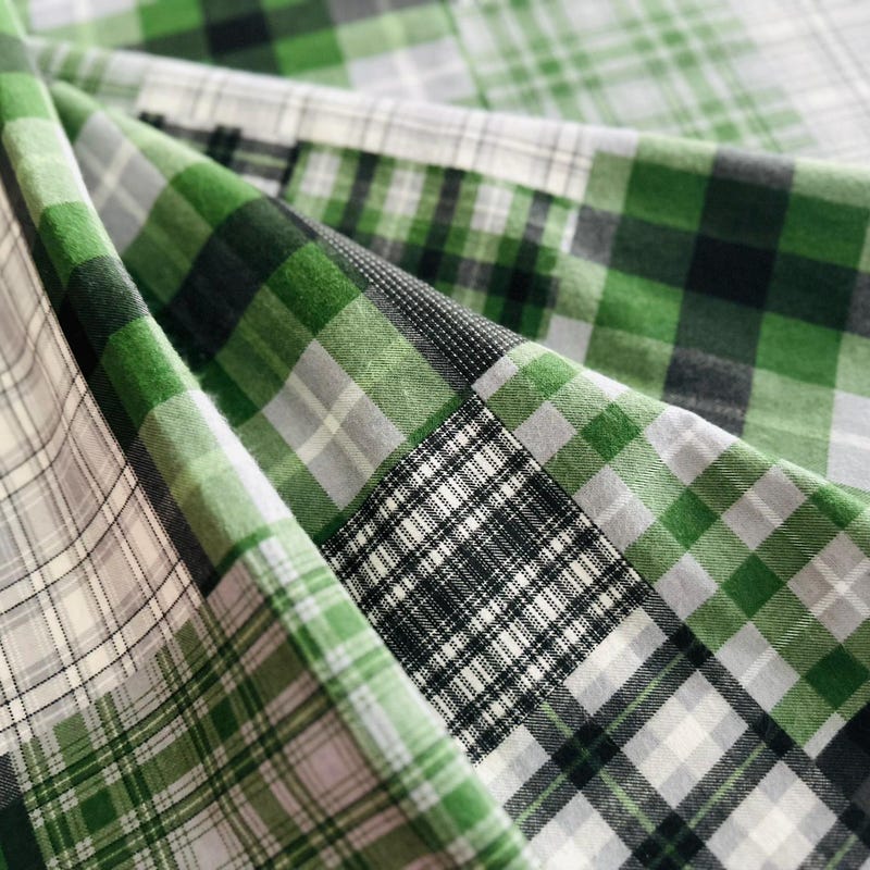 Green Plaid Flannel - Etsy
