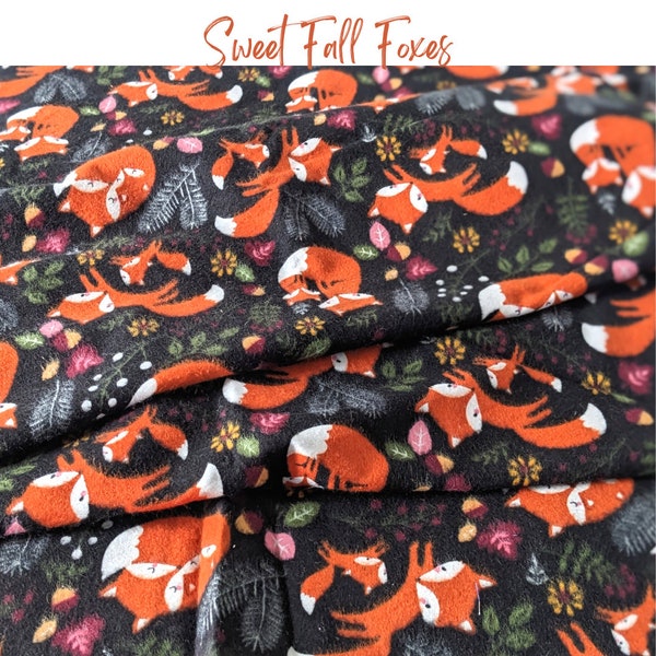 Fox Print Fabric - Etsy