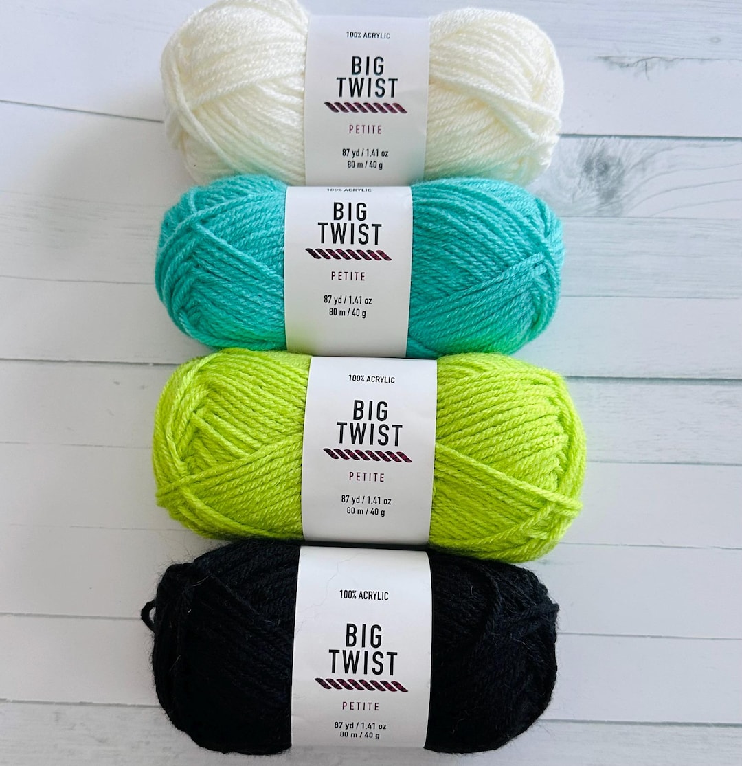 Big Twist Petite 100% Acrylic Yarn - 87 Yd /1.41 Oz - Etsy