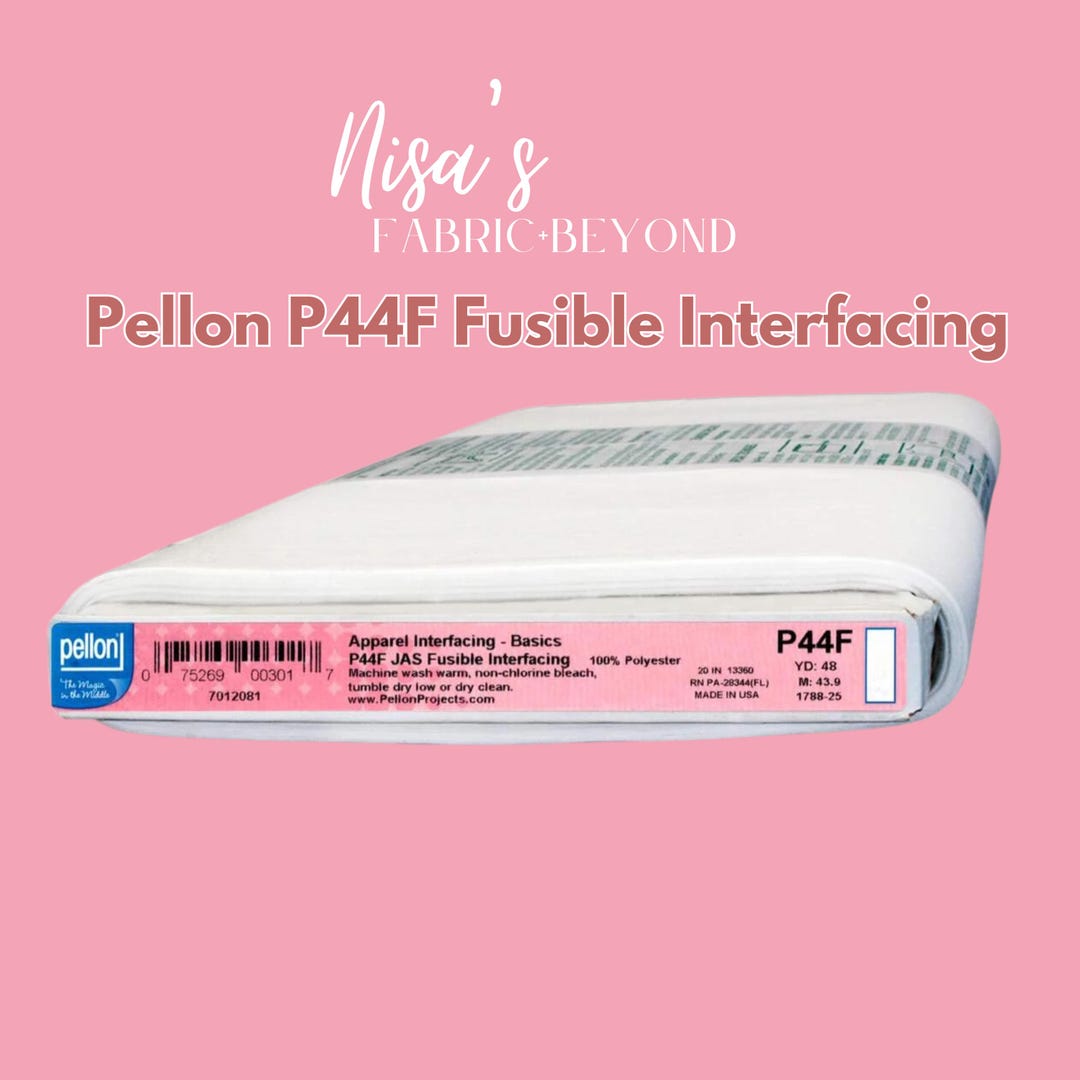 Pellon P44F Fusible Lightweight Interfacing Fabric Stabilizer 20'' Wide ...