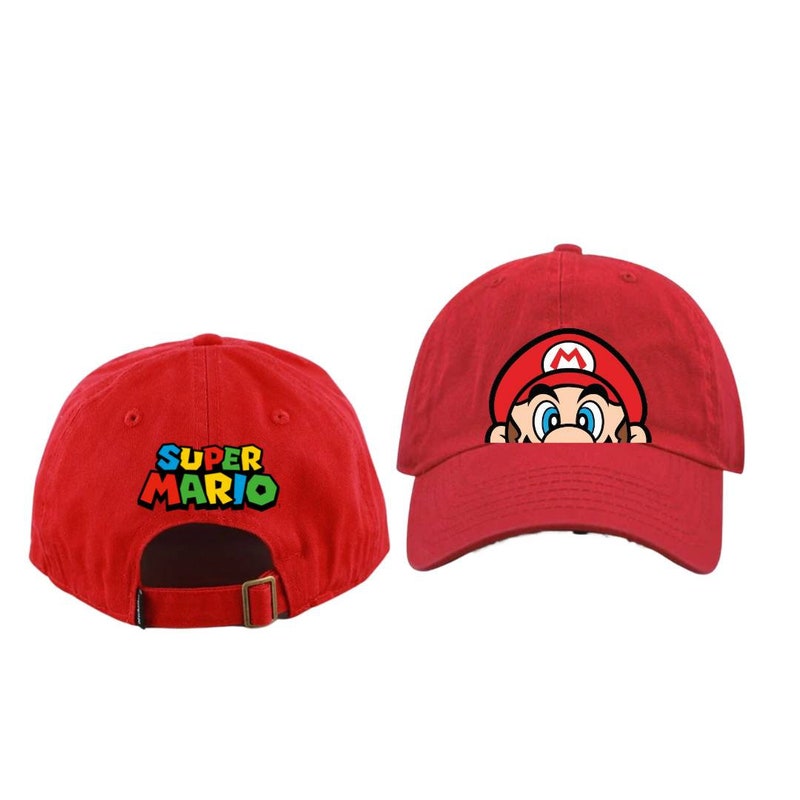 Mario Hat - Etsy