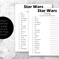 Printable Star Wars Trivia Word Scramble, Printable Mandalorian, Star ...