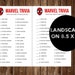Avengers Trivia Printable, Avengers Birthday Party, Printable Marvel ...