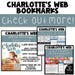 Charlotte's Web Printable Bookmarks - Etsy