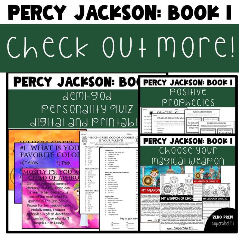 Percy Jackson Bulletin Board Kit - Etsy