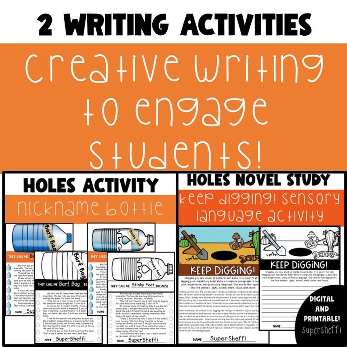 Ultimate Holes Novel Study Bundle/literature Guide | Comprehension ...