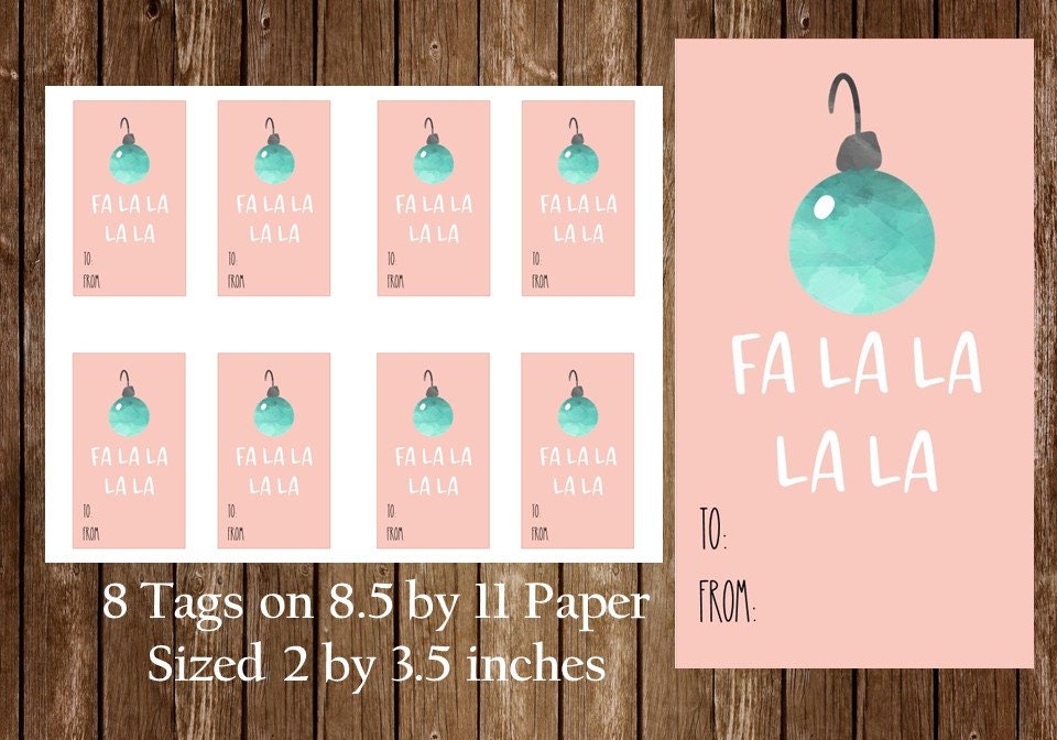 Pink Printable Christmas Gift Tag, Winter Birthday, Nutcracker Birthday ...