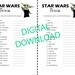 Printable Star Wars Trivia Word Scramble, Printable Mandalorian, Star ...