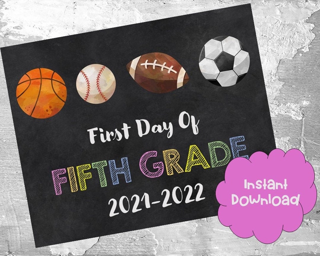 First Day of School Printable, First Day of School Sign, First Day of ...
