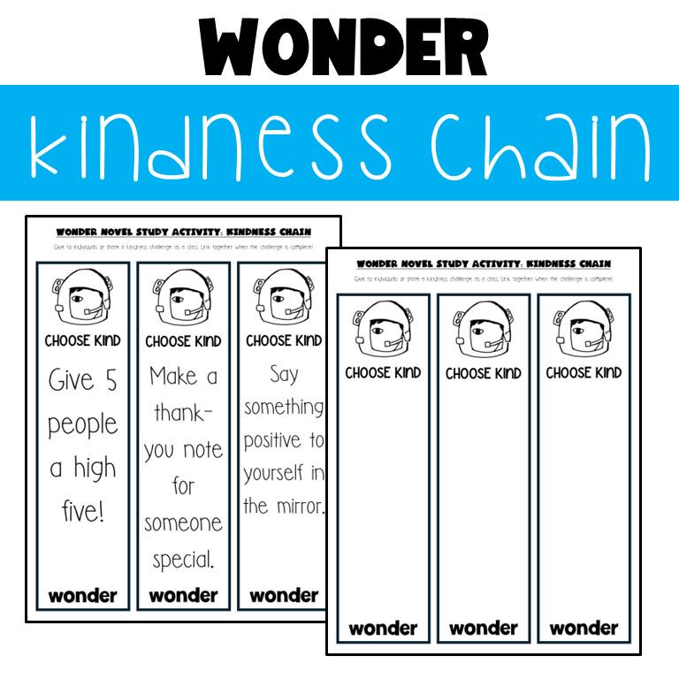 Wonder Kindness Chain and Bulletin Board Kit - Etsy