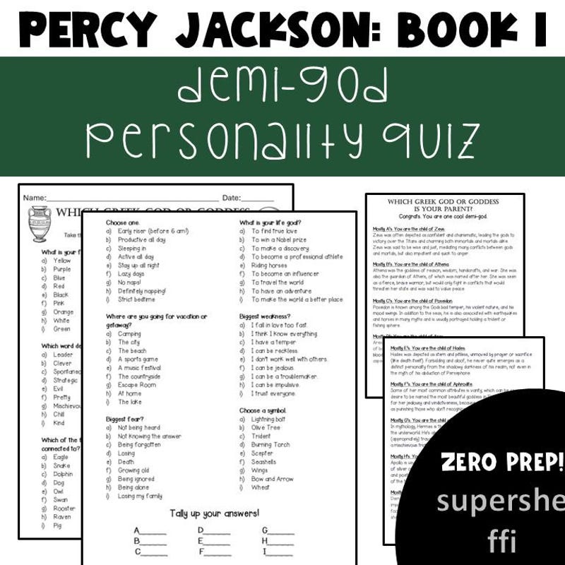 Percy Jackson Poster - Etsy