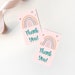 Printable Boho Rainbow Gift Tag - Etsy