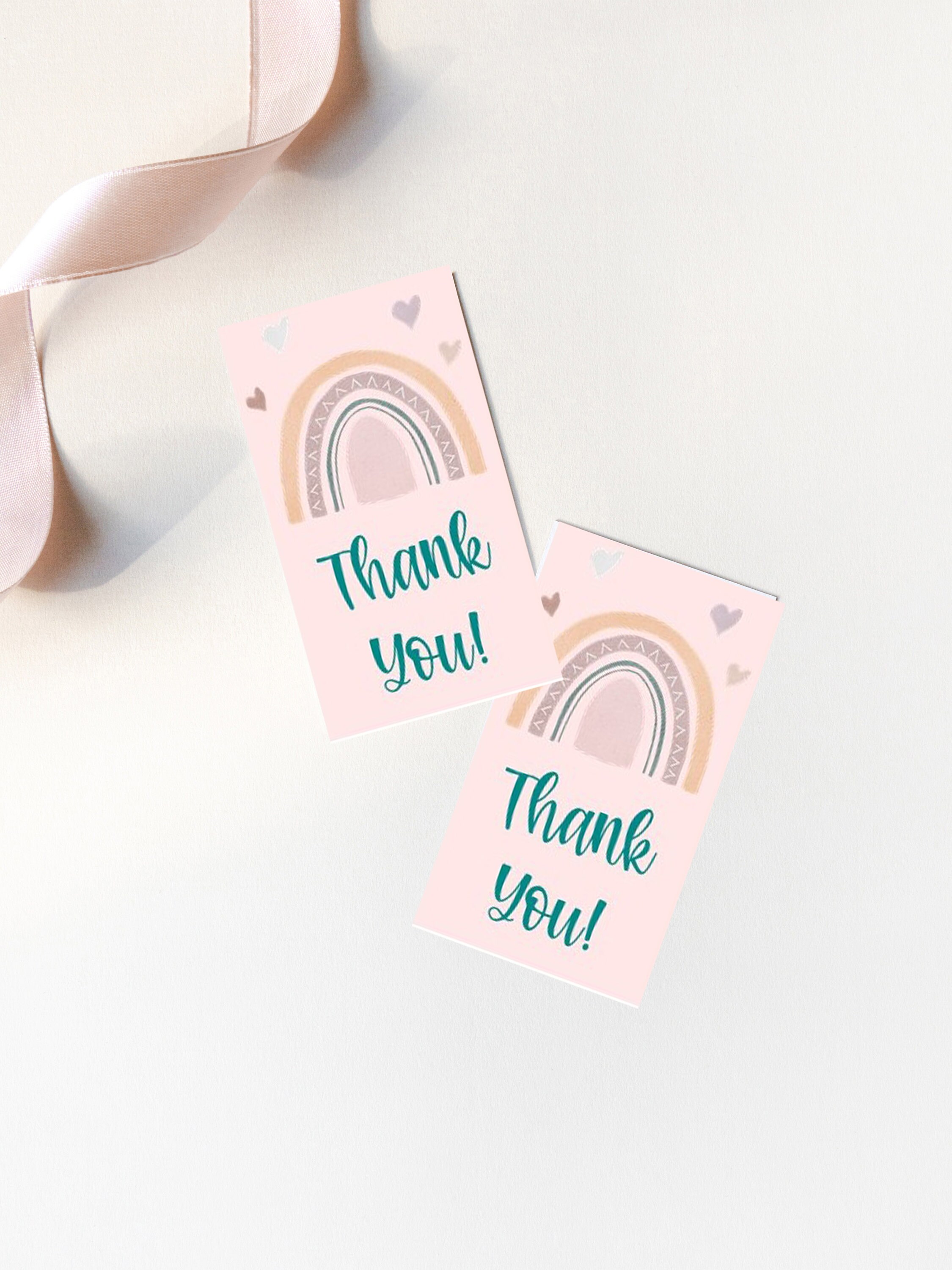 Printable Boho Rainbow Gift Tag - Etsy