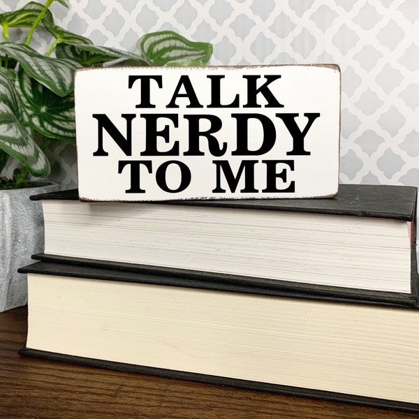 Talk Nerdy to Me - Etsy