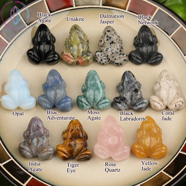 Stone Frog Figurine - Etsy