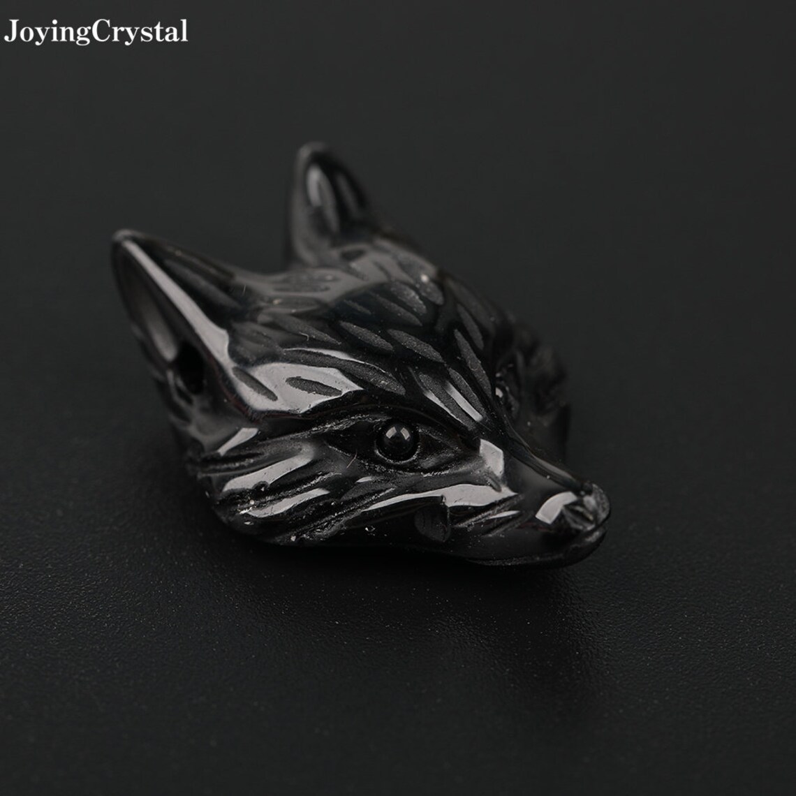 25x35mm Natural Stone Carved Fox Head Pendant for Necklace - Etsy