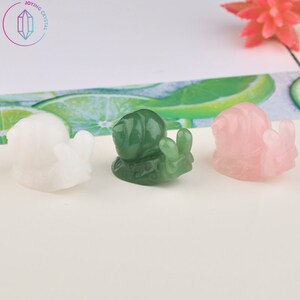 2inch Hand Carved Qcrystal Snail Figurine,quartz Crystal,crystal Animal ...