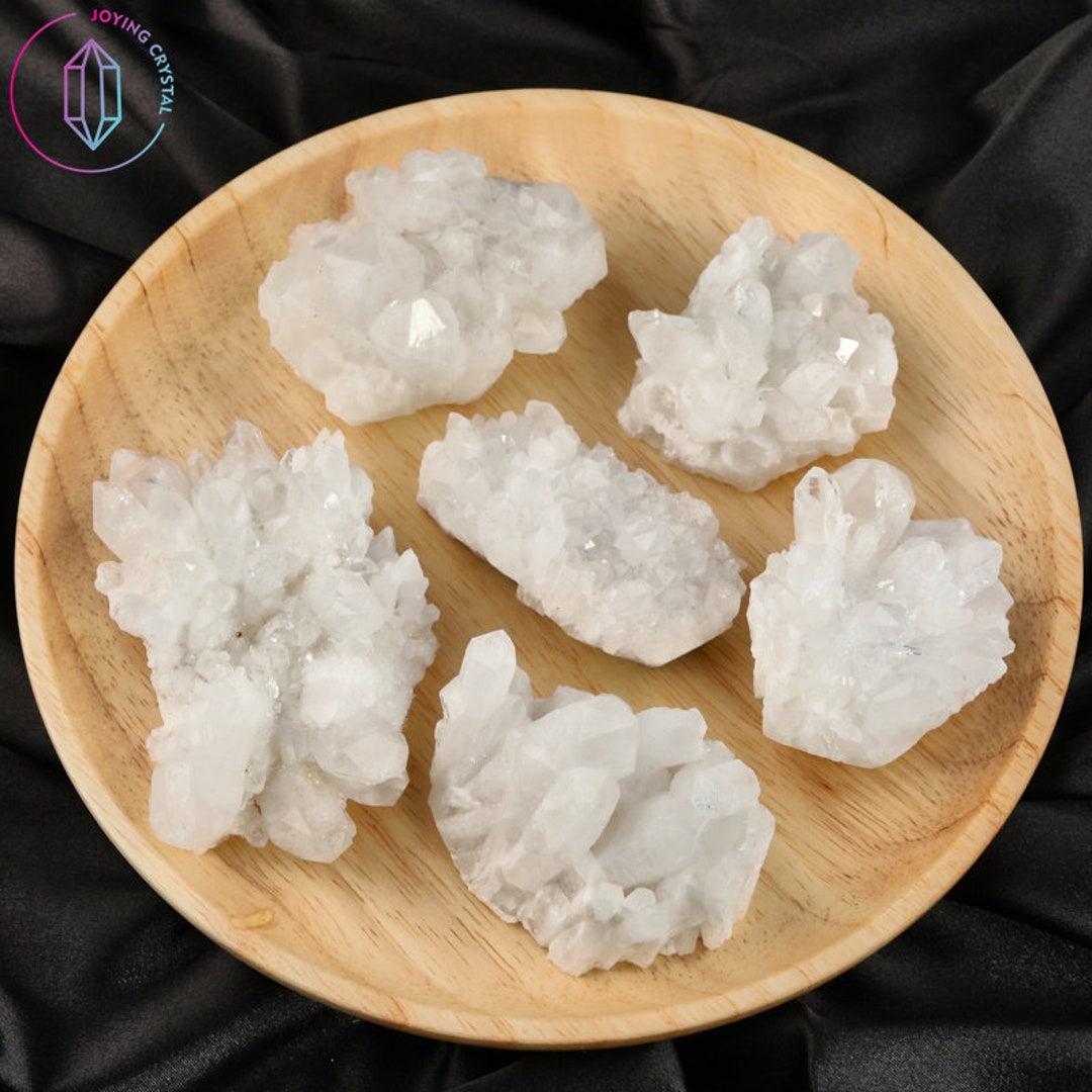 Raw Natural Quartz Crystals Clusterrainbow Crystal - Etsy