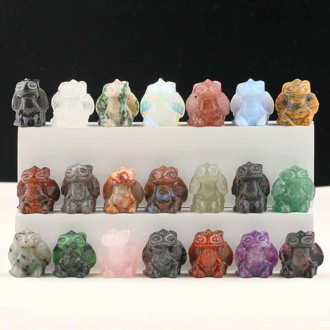 1inch,hand Carved Crystal Toothless,stone Toothless Dragon Statue ...