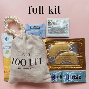 Hangover Kit Bulk Order Hangover Kit Recovery Kit Oh Shit Kit I Got Too ...