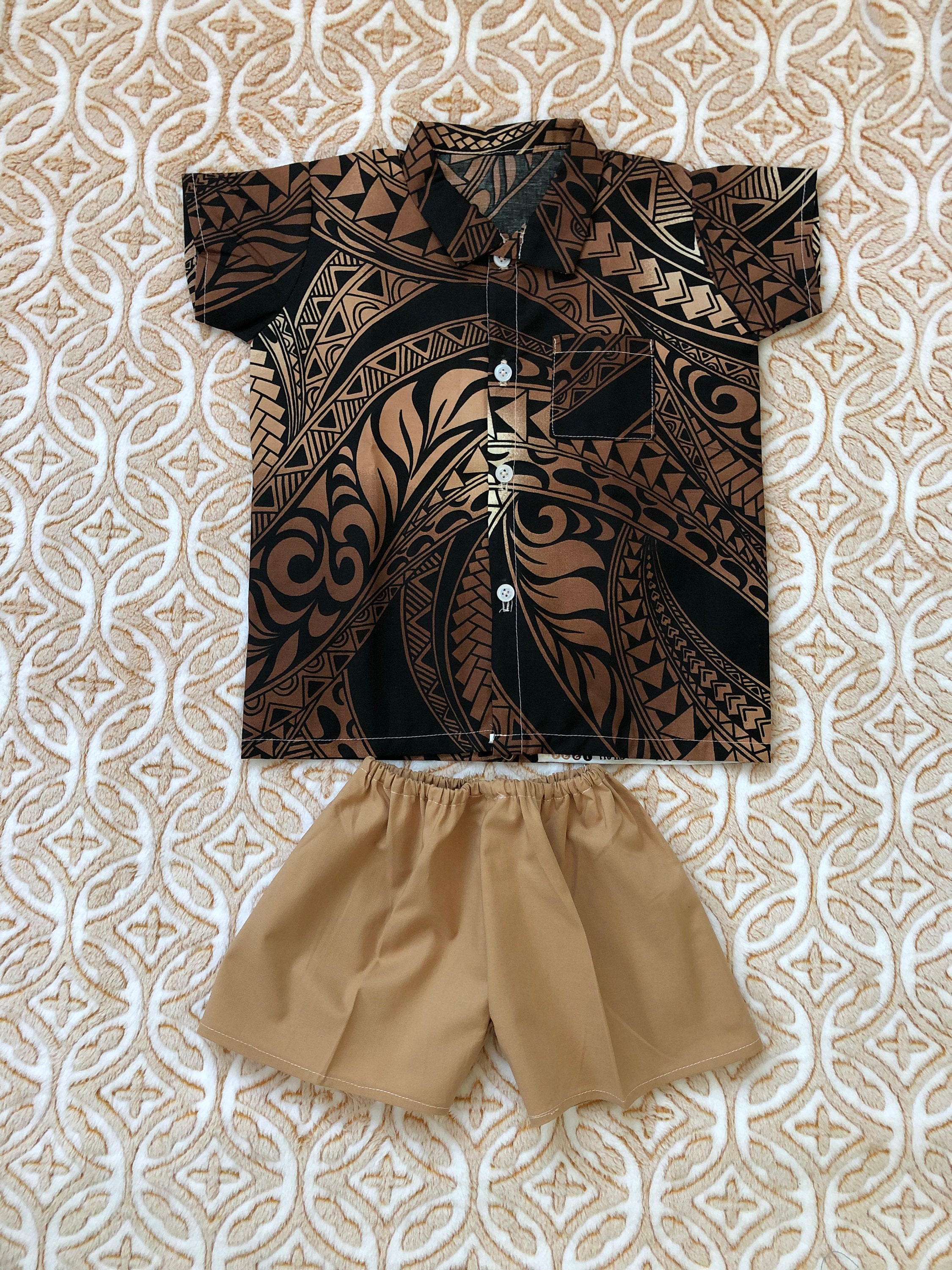 Toddler Boy Outfit Polynesian/ Tribal Style - Etsy
