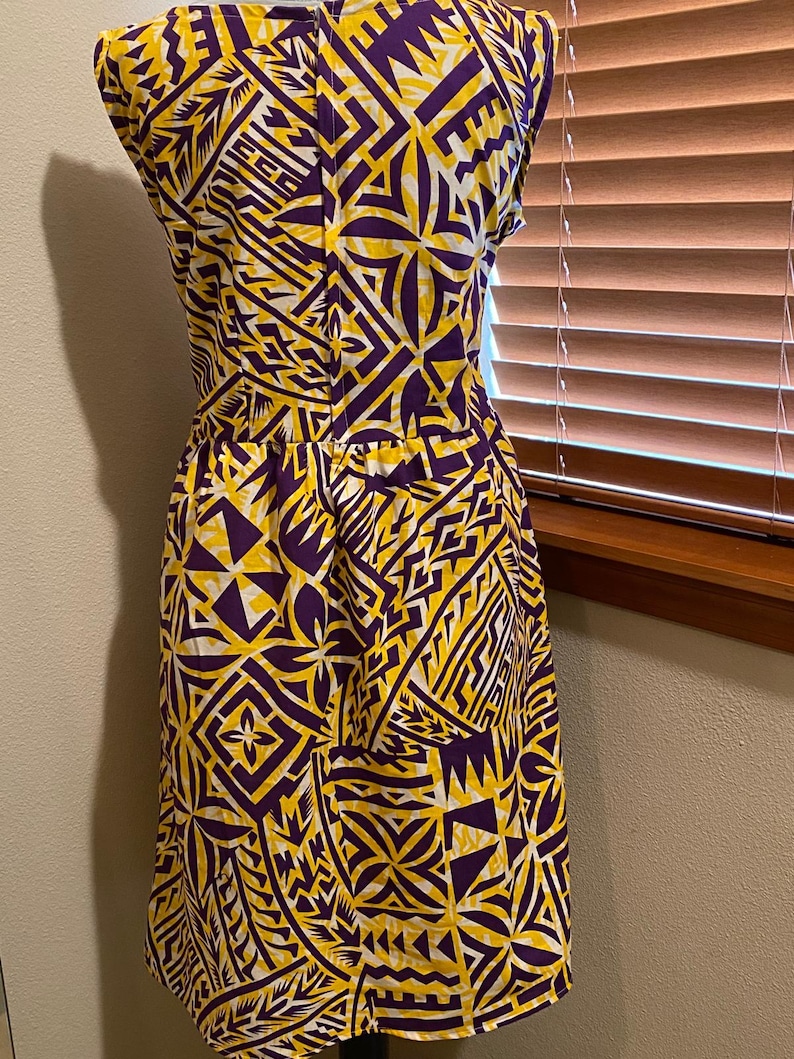Polynesian/tribal Island Design, Cotton Dress - Etsy