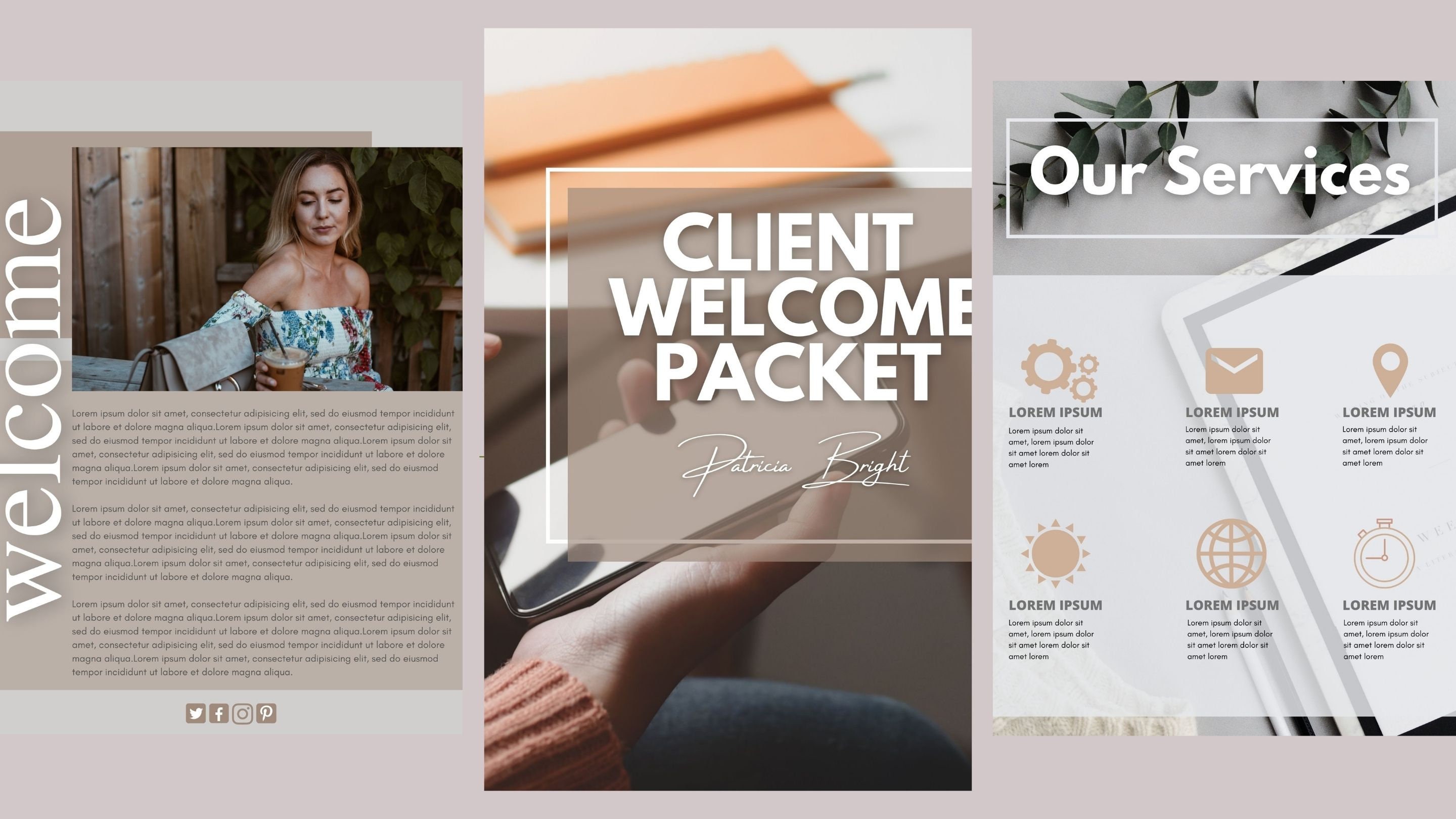 Client Welcome Kit, Client Welcome Packet, New Client Welcome Packet ...