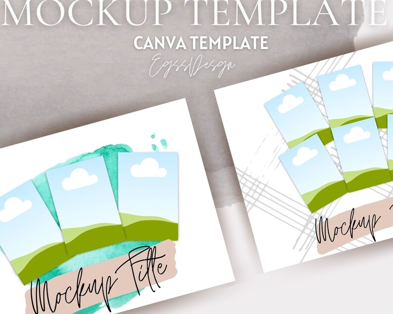 Canva Mockup Template Etsy Listing Template Workbook Mockup 