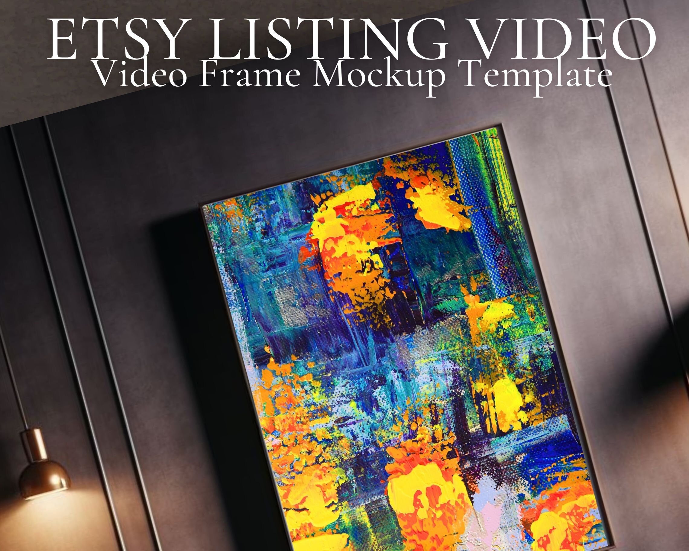 Video Frame Mockup, Easiest Way to Make Video Frame Mockup, Video Frame ...