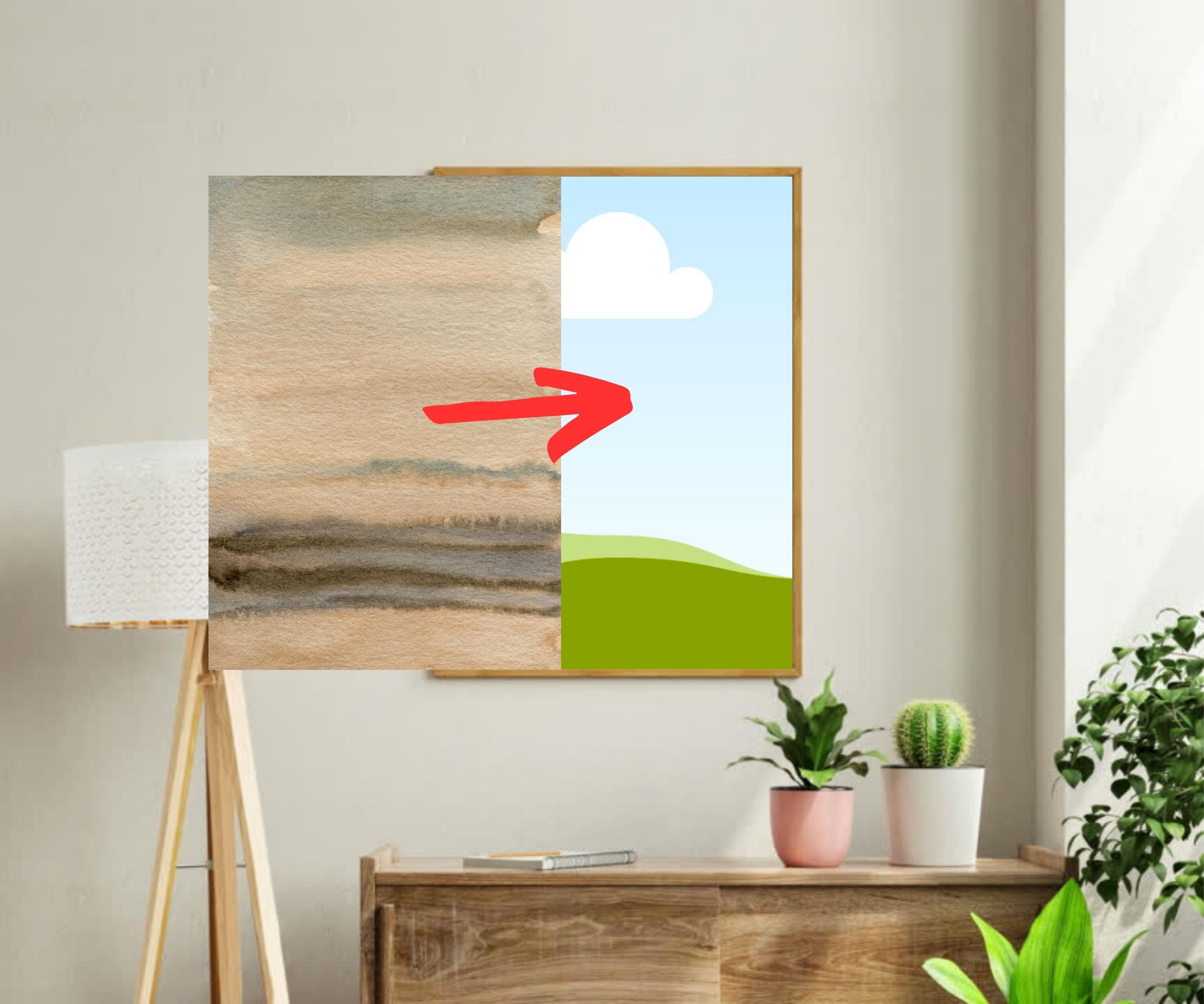 Minimalist Animated Frame Mockup Template: Canva Etsy Listing Video ...