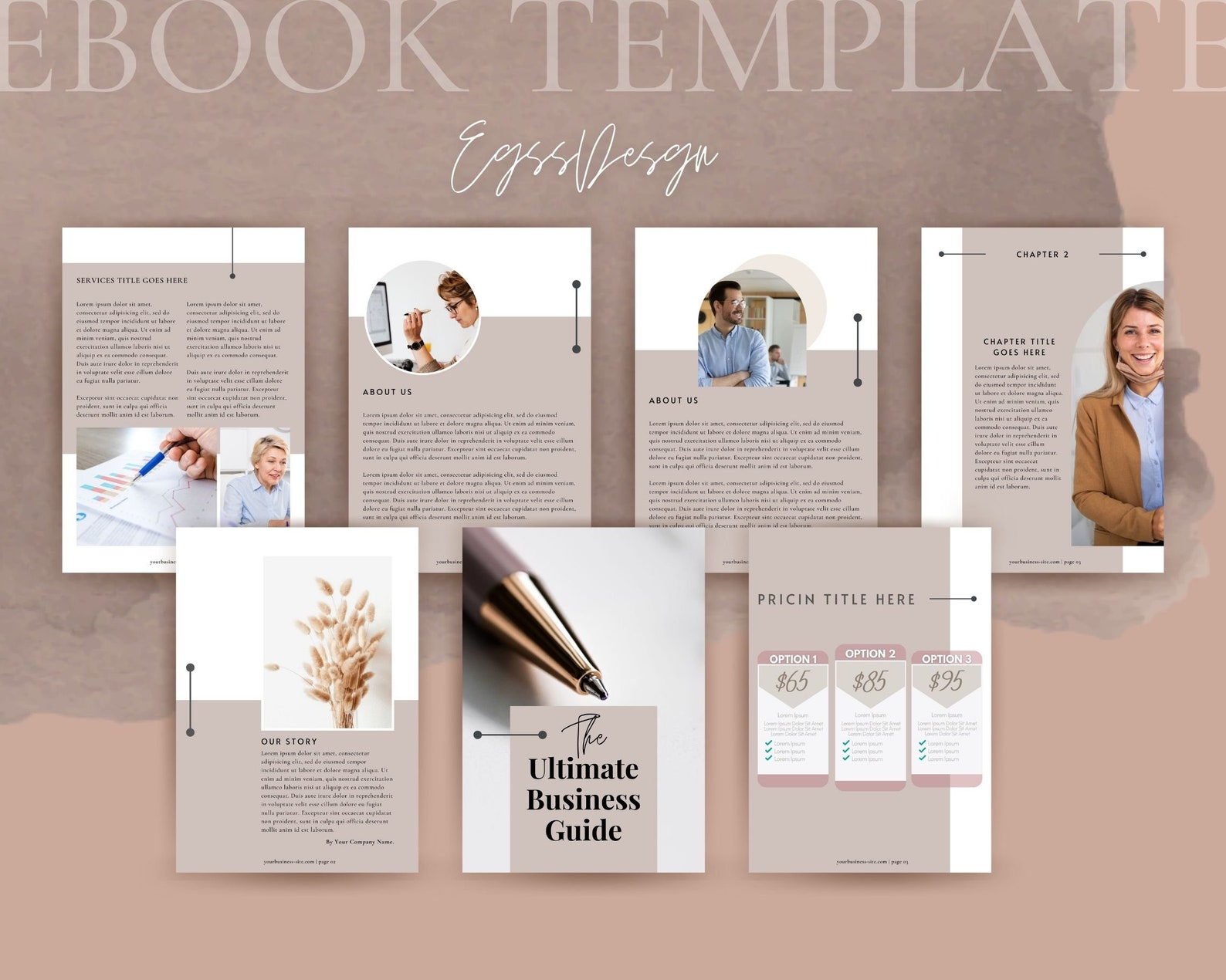 Ebook Template for Business, Ebook Template, Ebook Template Canva ...