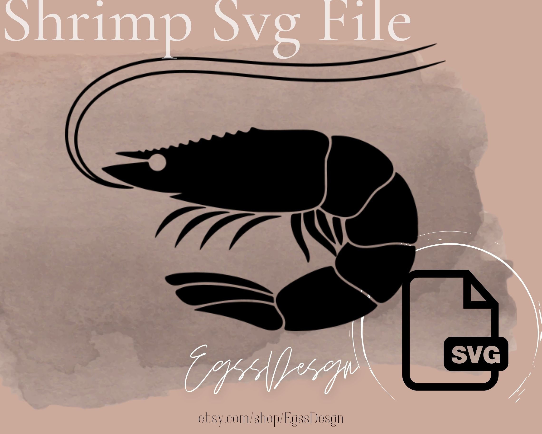 Shrimp SVG File for Cricut (digital Download) - Etsy