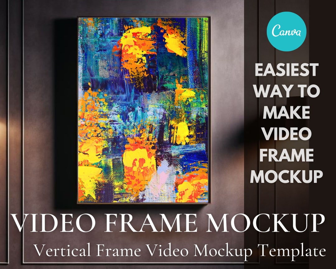 Video Frame Mockup, Easiest Way to Make Video Frame Mockup, Video Frame ...
