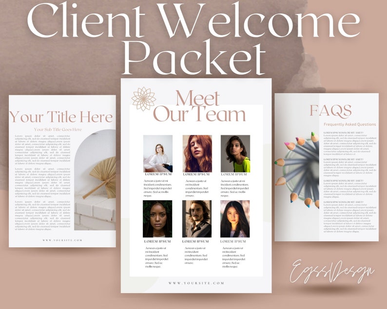 Client Welcome Client Welcome Packet Client Welcome Packet - Etsy