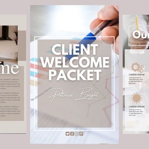 Client Welcome Packet Client Welcome Kit New Client Welcome - Etsy