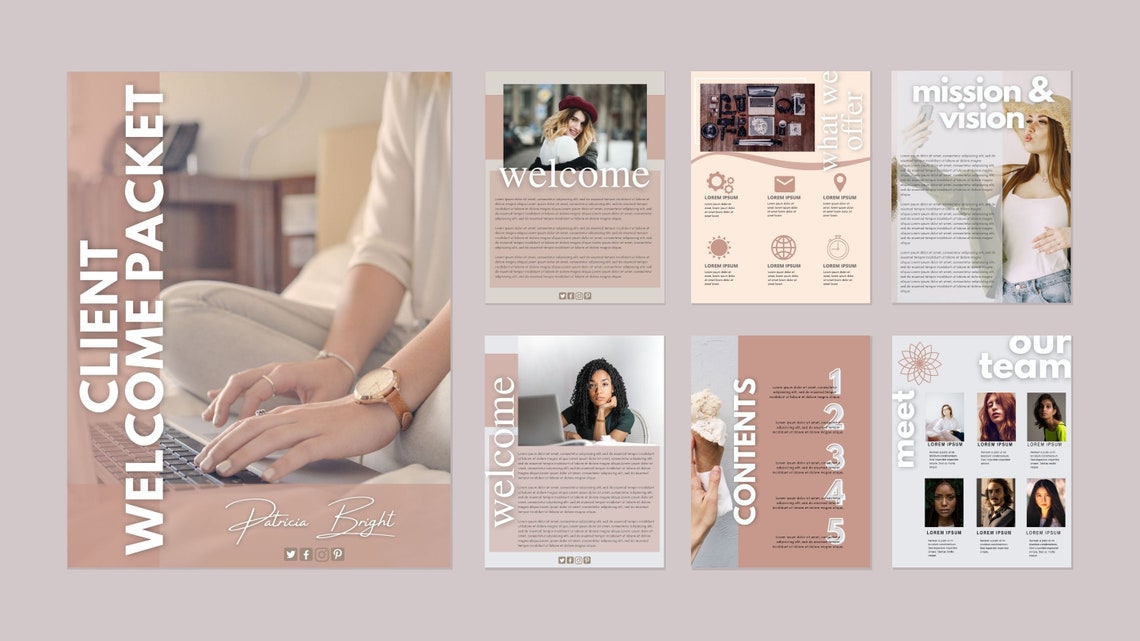 New Client Welcome Kit Client Welcome Packet New Client - Etsy