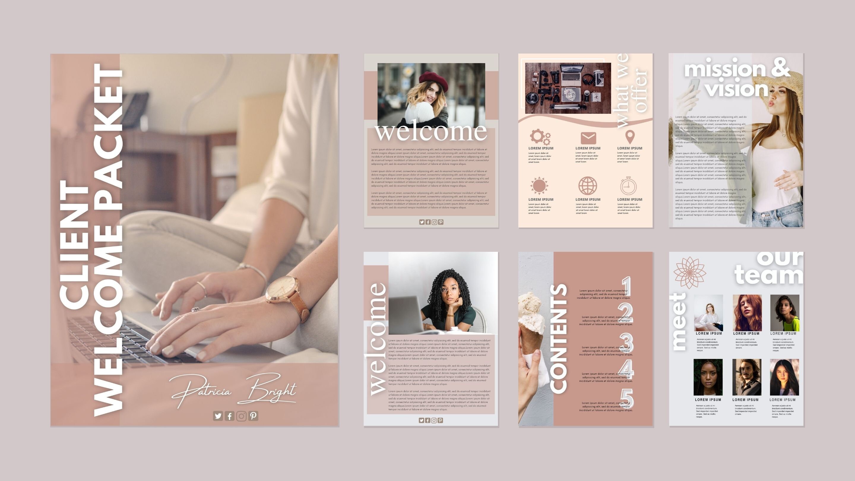 New Client Welcome Kit Client Welcome Packet New Client - Etsy