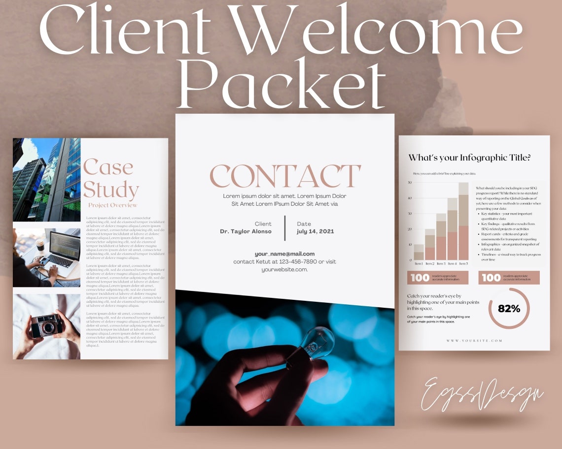 Client Welcome Client Welcome Packet Client Welcome Packet - Etsy