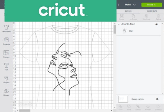 Line art svg Line drawing svg for cricut Line art face svg | Etsy