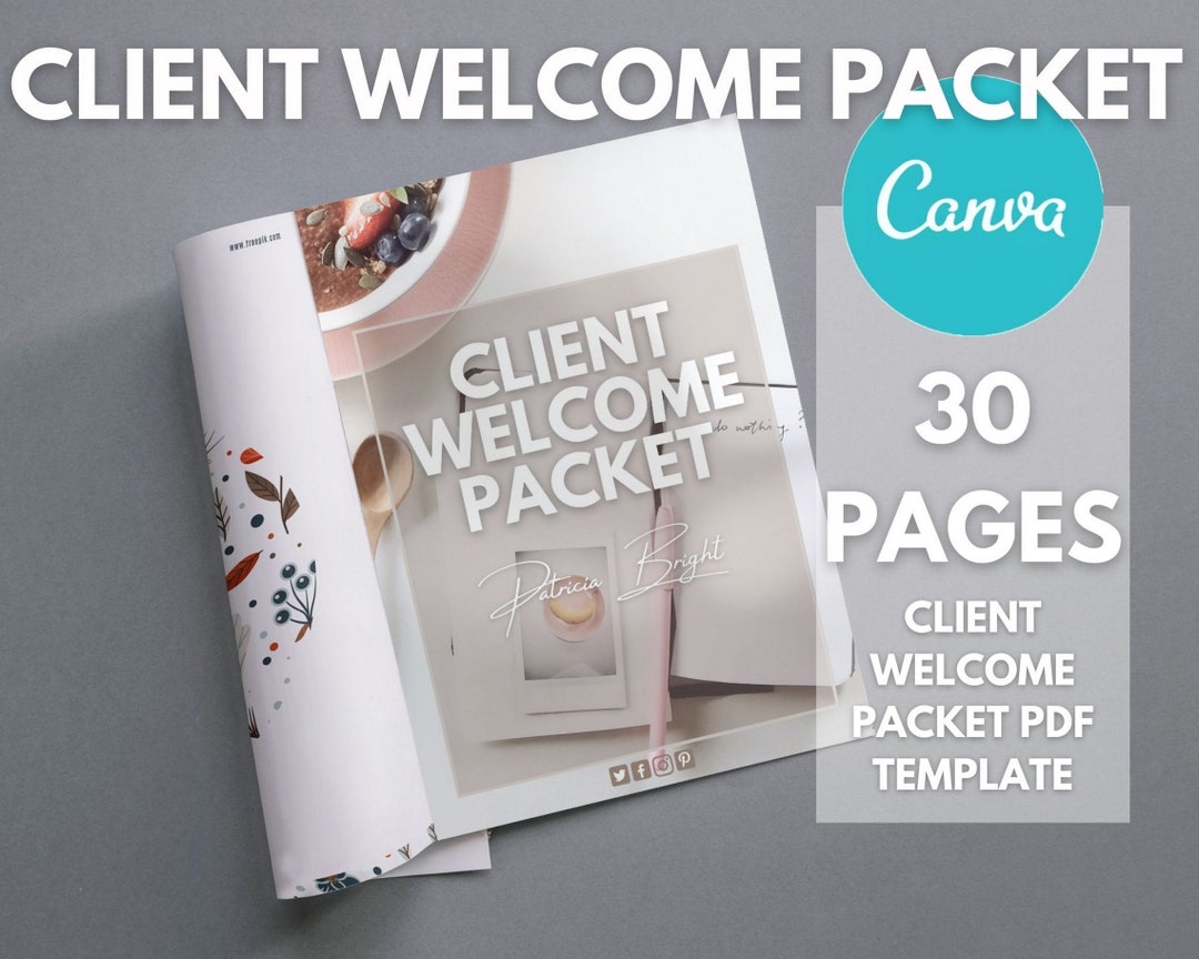 Client Welcome Kit, Client Welcome Packet, New Client Welcome Packet ...