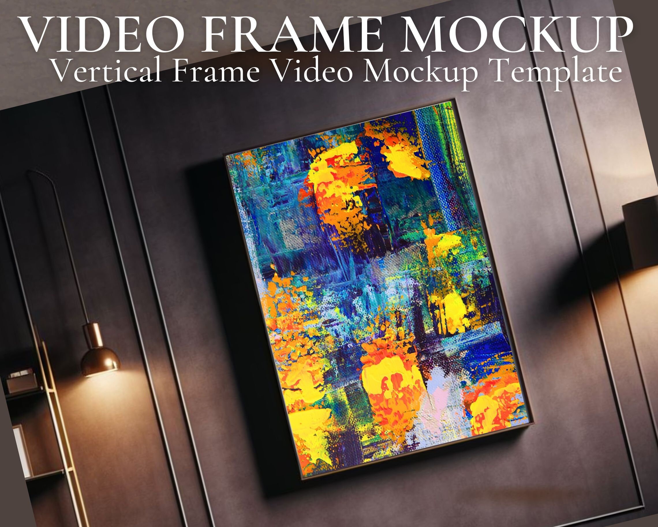 Video Frame Mockup, Easiest Way to Make Video Frame Mockup, Video Frame ...