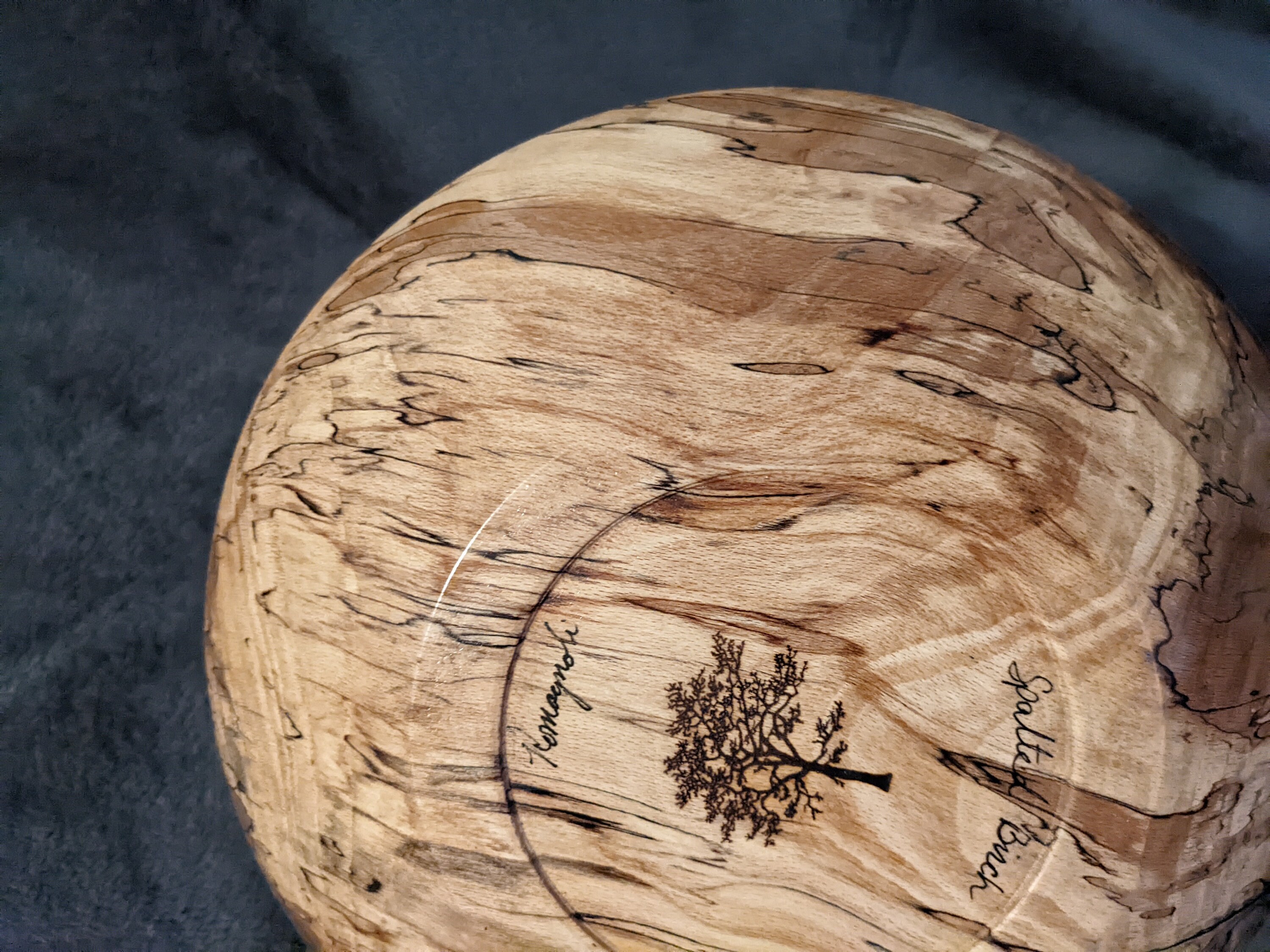 10 Spalted Birch Wood Bowl BIR0003 - Etsy