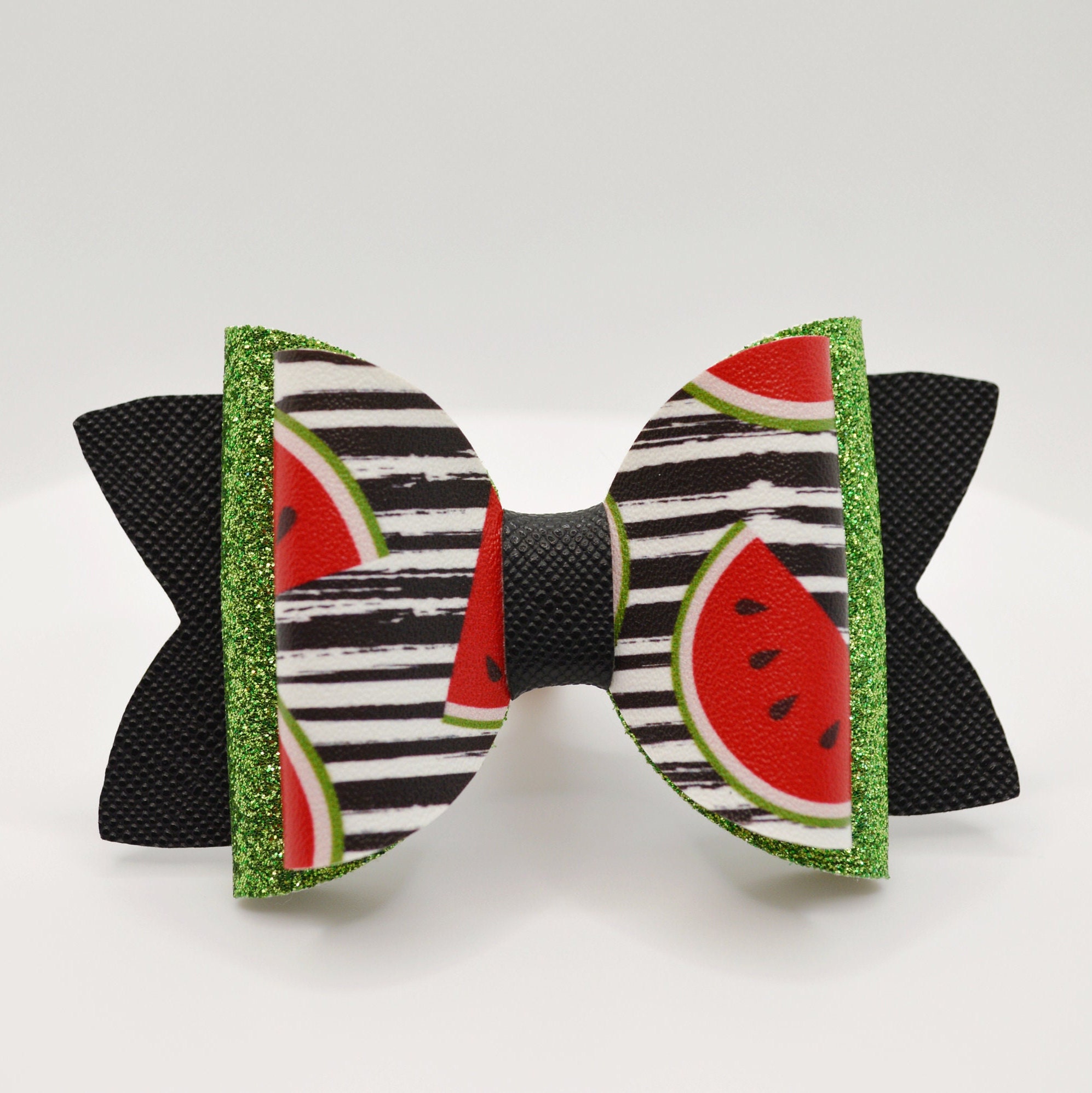 Watermelon Hair Bow / Watermelon Baby Headband / Watermelon Hair Clip ...