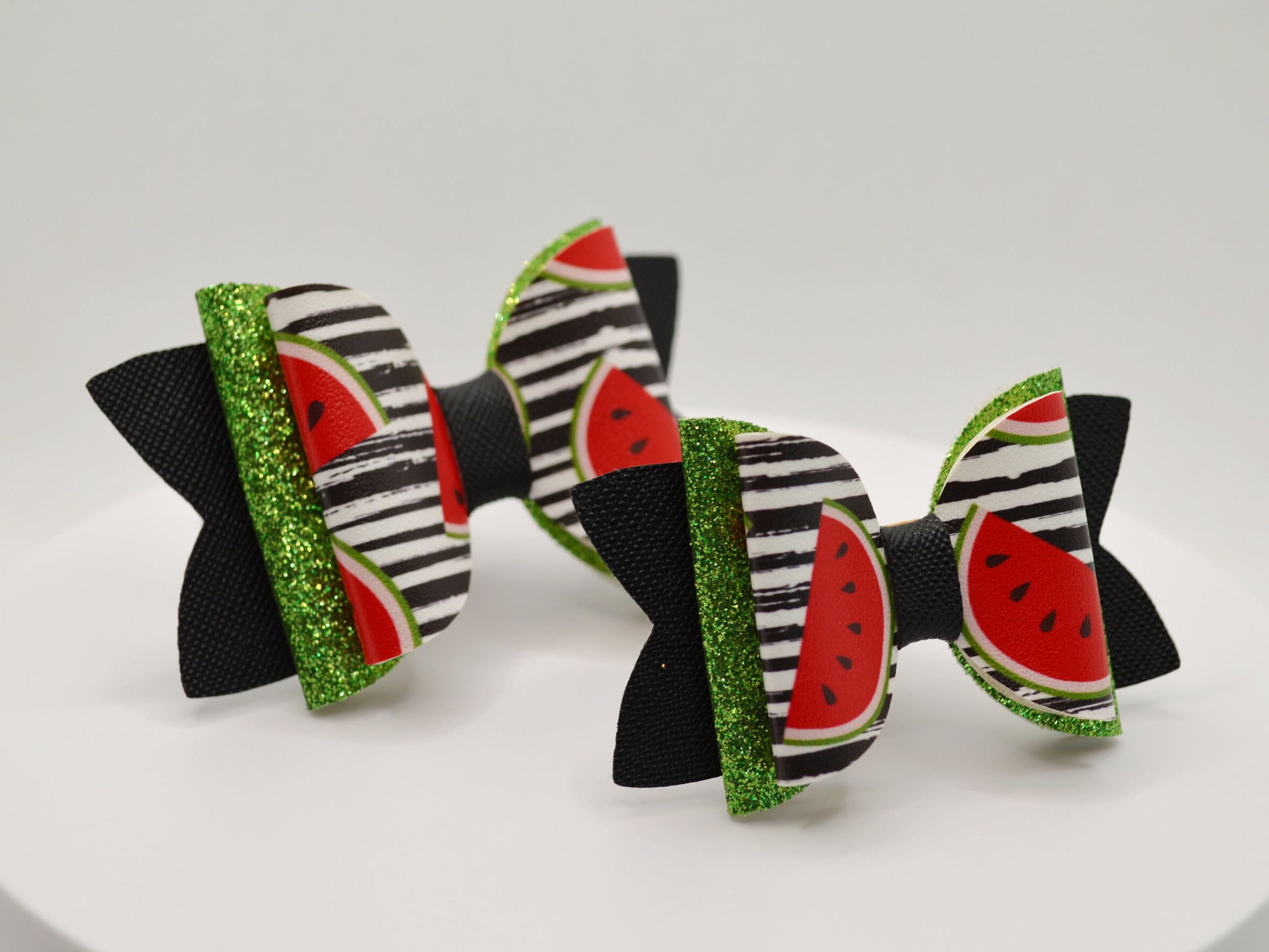 Watermelon Hair Bow / Watermelon Baby Headband / Watermelon Hair Clip ...
