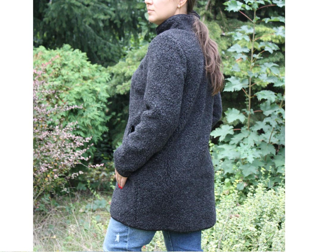 Ladies Woolen Jacket WOOLMARK Women Coat Merino Wool - Etsy