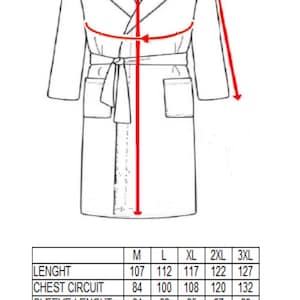 Men's Woolen Robe, Natural Wool Dressing Gown WOOLMARK - Etsy