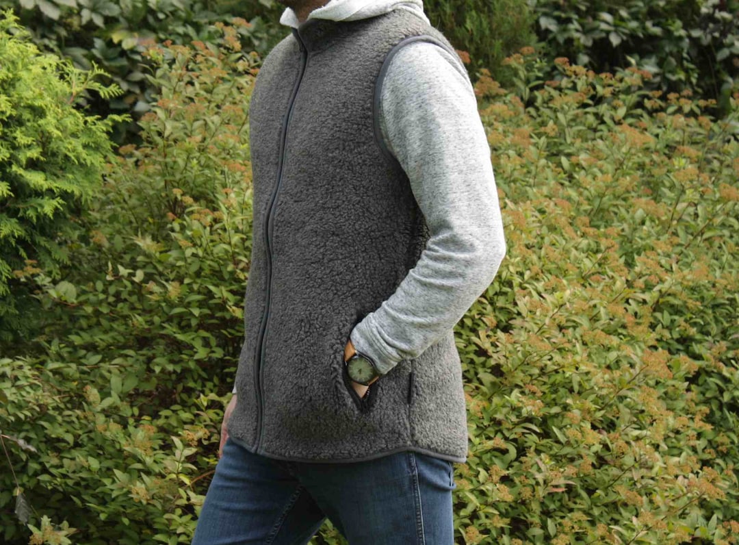 Soft and Warm Merino Wool Vest WOOLMARK Certificate Casual - Etsy
